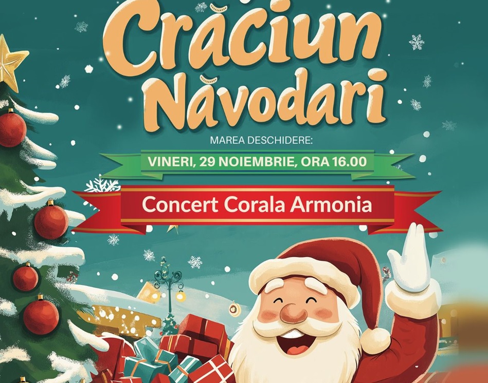 Pe 29 noiembrie se dă startul sărbătorilor de iarnă, la Năvodari ...