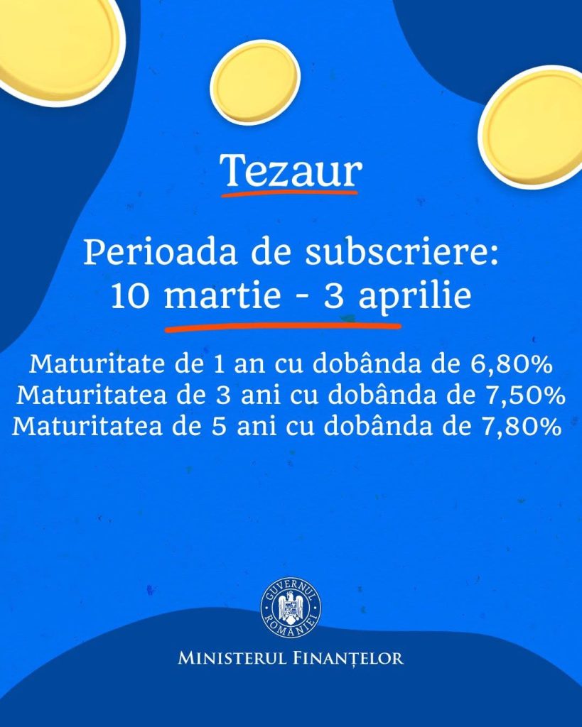 O nouă ediție Tezaur. Titlurile de stat, disponibile și pe platforma ...