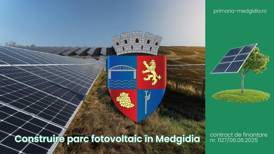 Contract de finanțare pentru parc fotovoltaic la Medgidia